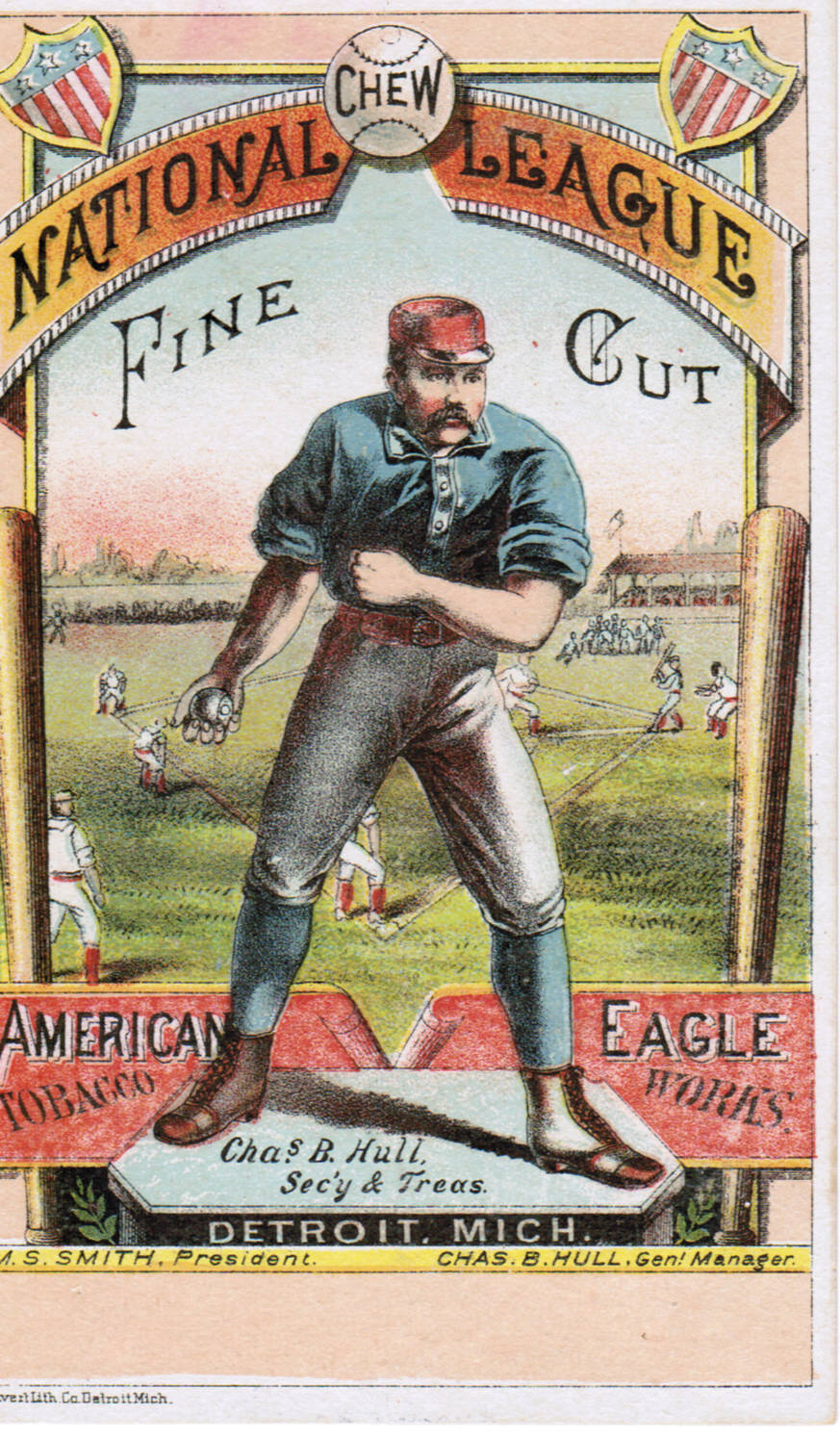 National League Chew Trade Card - Pre-War Cards