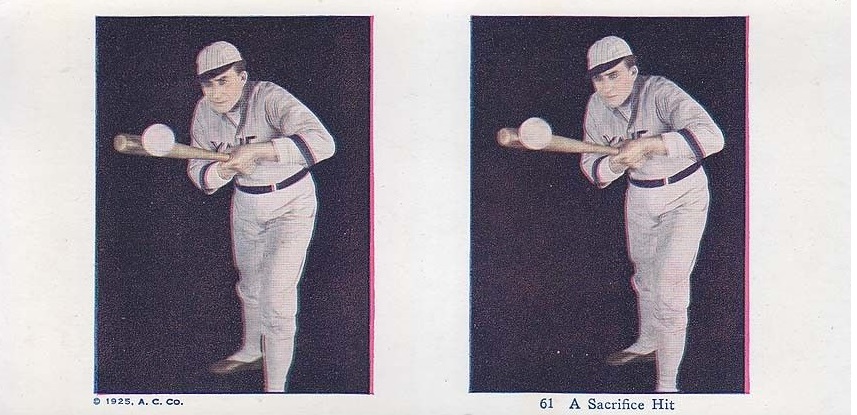 1925 A.C. Company Stereoview Set and Checklist - Pre-War Cards